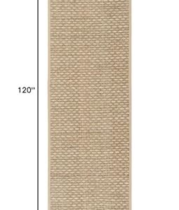 SAFAVIEH Natural Fiber Collection Runner Rug - 2'6" x 10', Natural & Beige, Border Basketweave Seagrass Design, Easy Care, Ideal for High Traffic Areas in Living Room, Bedroom (NF118A)