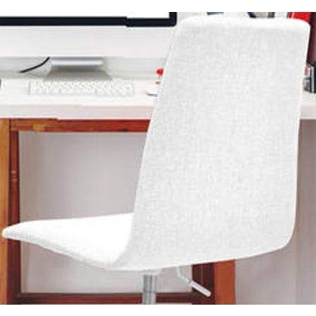 Urban Lifestyle Linen Swivel Chair, White