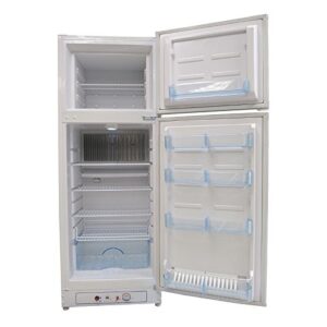 superior refrigeration propane lp gas off-grid refrigerator 8 cu ft 2-way (lp/110v)