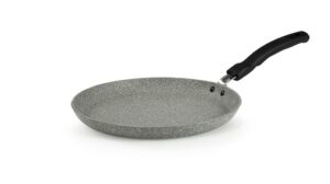 flonal dura induction crepe pan stone effect aluminum, 9.84-inches, clear