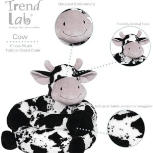 Trend Lab Cow Toddler Chair - Plush Cow Kids Chair, Comfy Pillow Chair for Toddlers 1-3 Years Old, 21x19x19 Inches - Baby Chair, Soft Toddler Lounge Chair, Ideal Kids Bean Bag Chair Alternative