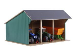 kids globe farm shed for 3 tractors big kg610193