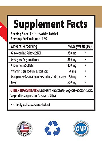 pet Joint Supplements - Premium Hip and Joint Complex - Dog Treats - Healthy Formula - Dog glucosamine Chews Small Breed - 240 Treats (2 Bottle)