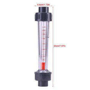 60-600L/H Rotameter Plastic Tube Liquid Water Meter DN15 Flowmeter LZS-15D