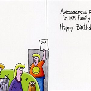 Genetic Test Results Oatmeal Studios Funny Family Birthday Card for Relative