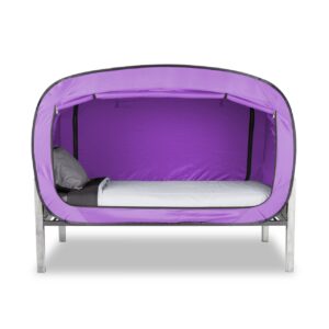 privacy pop bed tent (twin) - lavender