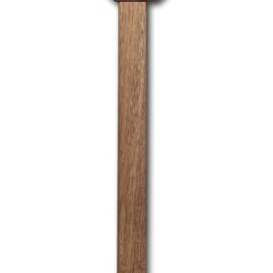 Outset 76616 Acacia Wood and Leather Amish-Style Fly Swatter, 17.5", Brown