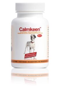 calmkeen 450 mg 60 count nutritional supplement for large dogs 33 pounds and up (formerly calmkene)