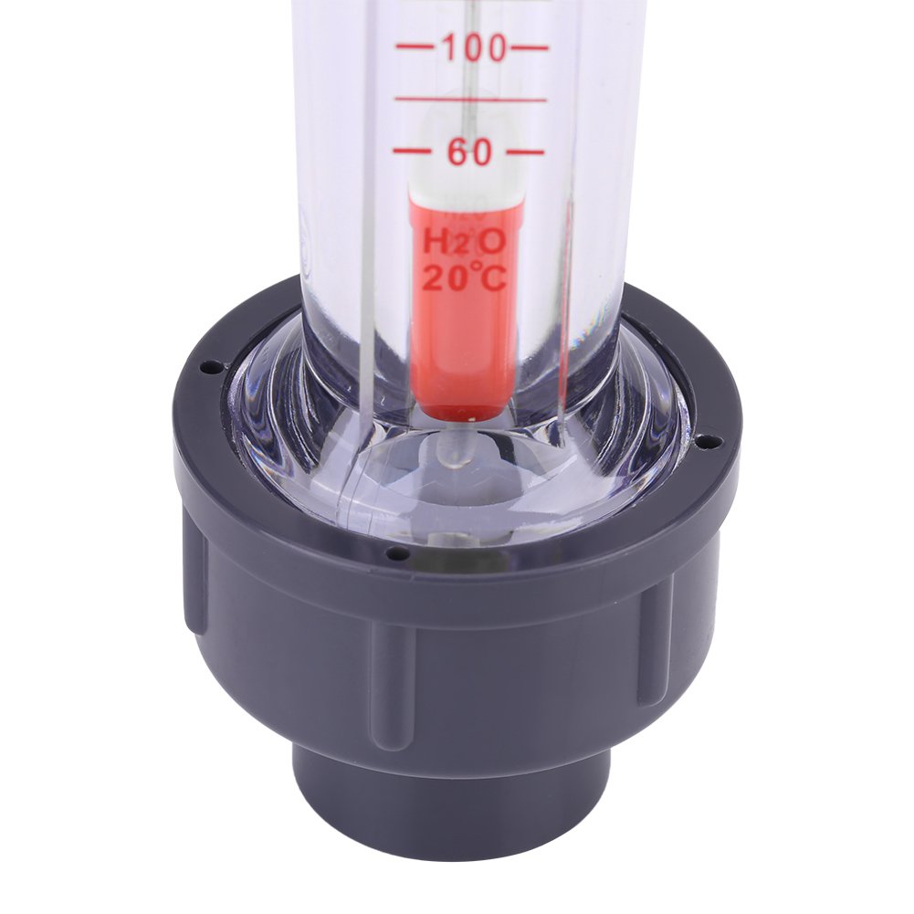 60-600L/H Rotameter Plastic Tube Liquid Water Meter DN15 Flowmeter LZS-15D