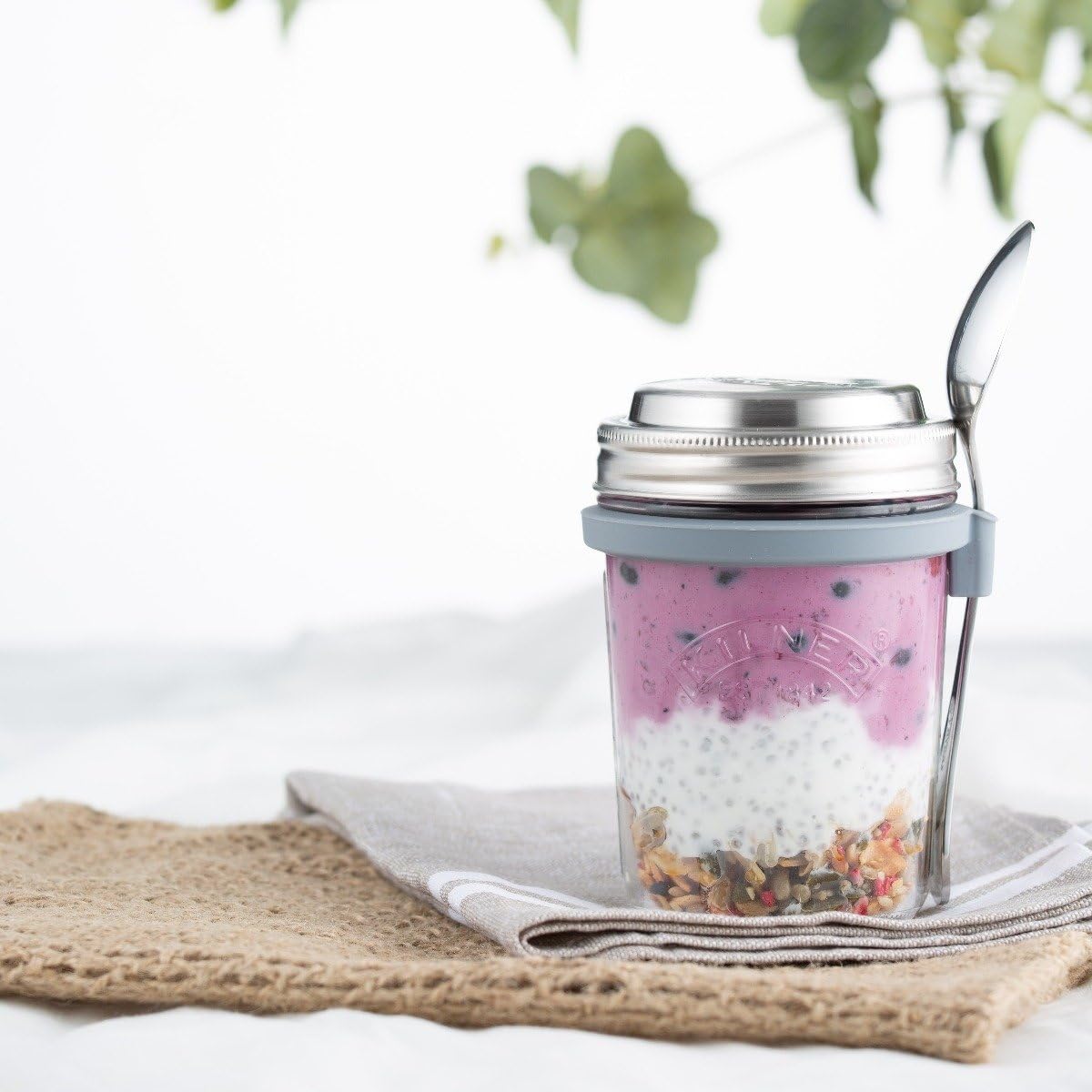 Kilner Parfait & Overnight Oats Breakfast Jar Set