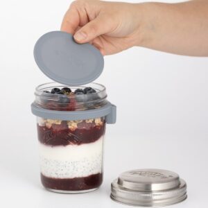 Kilner Parfait & Overnight Oats Breakfast Jar Set