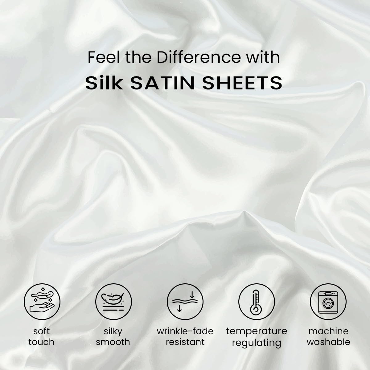 Vuvet Bedding 100% Pure Silk Satin Sheet Set 7pcs, Silk Fitted Sheet 15'' Deep Pocket,Silk Flat Sheet,Silk Duvet Cover & Pillowcases Set !!! King, Aqua Blue