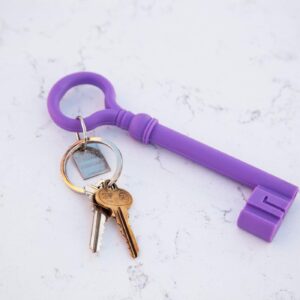 Areaware HARK3KV Keychain, Lavender