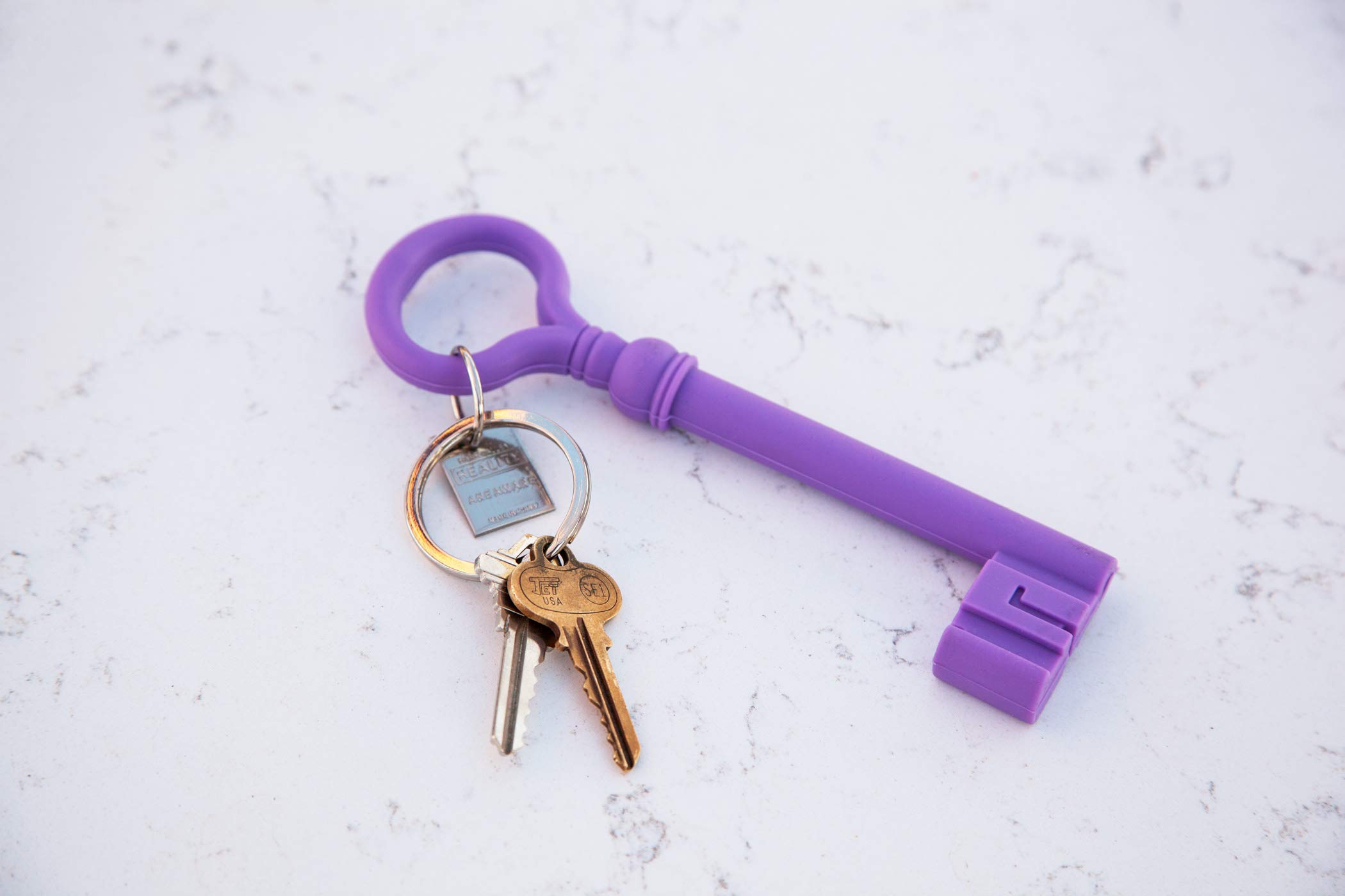 Areaware HARK3KV Keychain, Lavender