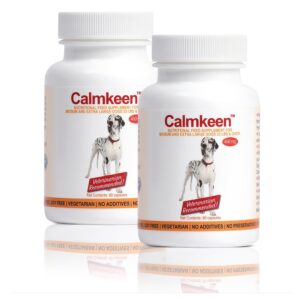 calmkeen 450 mg 120 count nutritional supplement for large dogs 33 pounds and up (formerly calmkene)