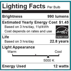 EcoSmart 75-Watt Equivalent R20 Dimmable LED Light Bulb Daylight (3-Pack)