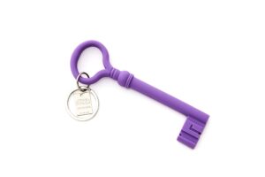 areaware hark3kv keychain, lavender