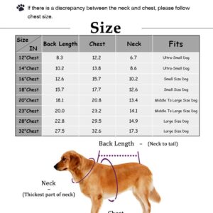 Dog Shirts Clothes, Chol&Vivi Dog Clothes T Shirt Vest Soft and Thin, 2pcs Blank Shirts Clothes Fit for Extra Small Medium Large Extra Large Size Dog Puppy, Large Size, Pink and Rose Red