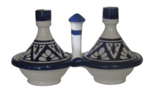 moroccan condiment tagine, berber design spice duo