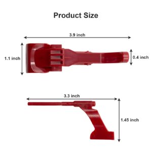 Vacuum Cyclone Red Canister Button Release Catch Clips Fits Dyson DC41, DC43 DC65-Generic Aftermarket Part