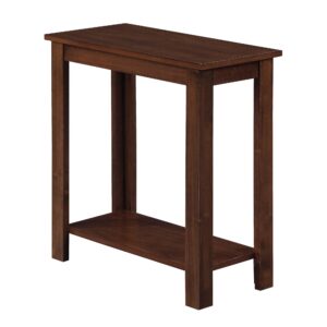 convenience concepts designs2go baja chairside end table, espresso