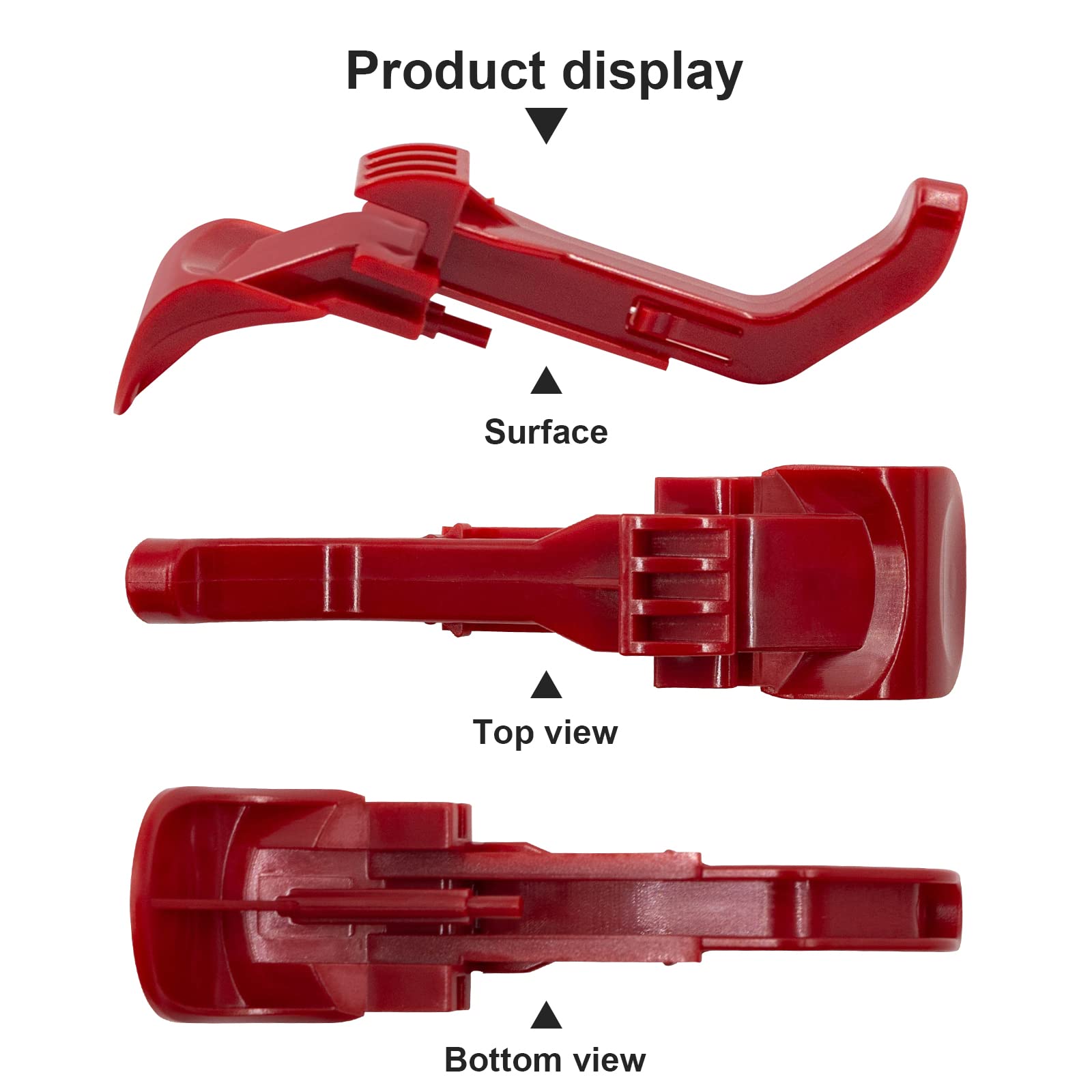 Vacuum Cyclone Red Canister Button Release Catch Clips Fits Dyson DC41, DC43 DC65-Generic Aftermarket Part