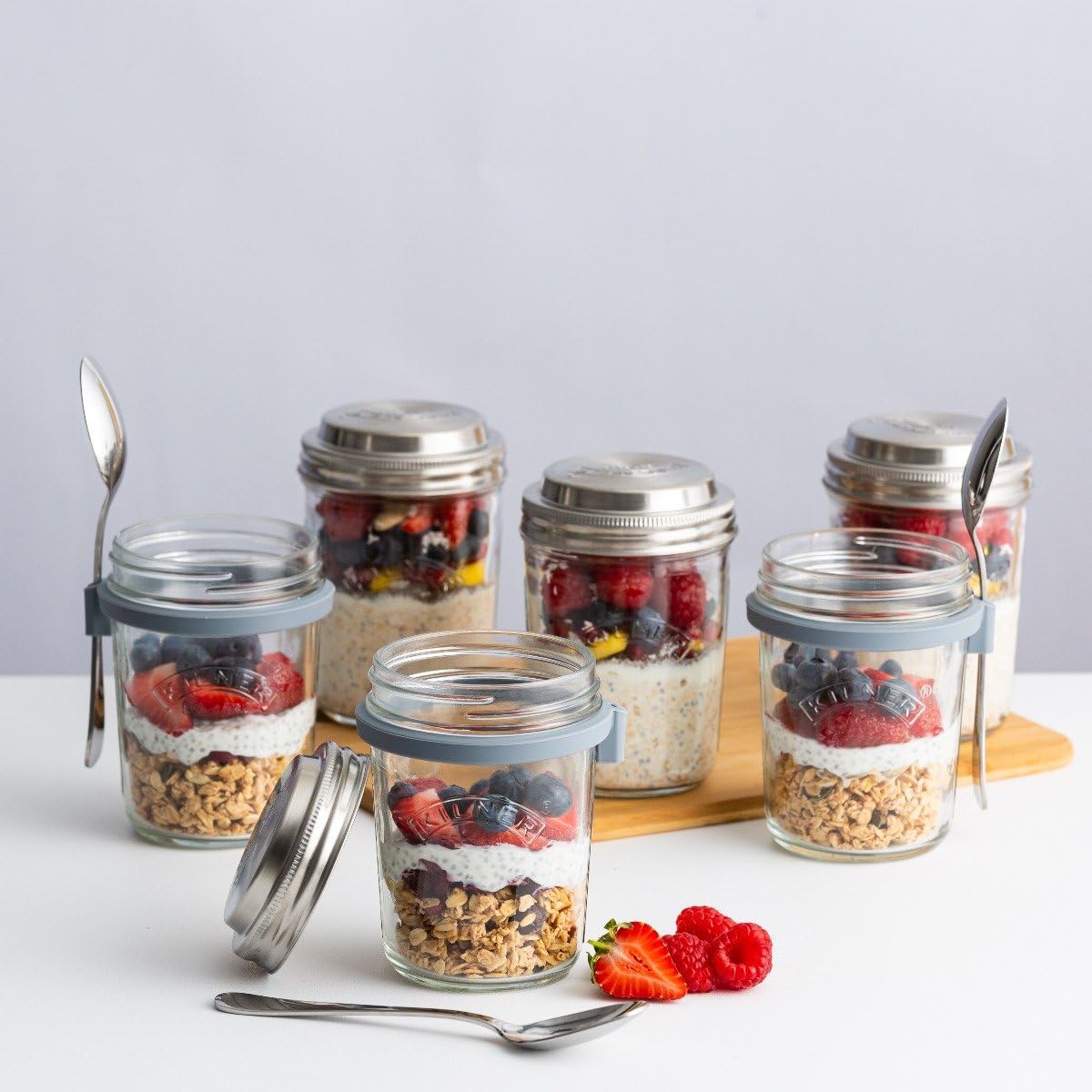 Kilner Parfait & Overnight Oats Breakfast Jar Set