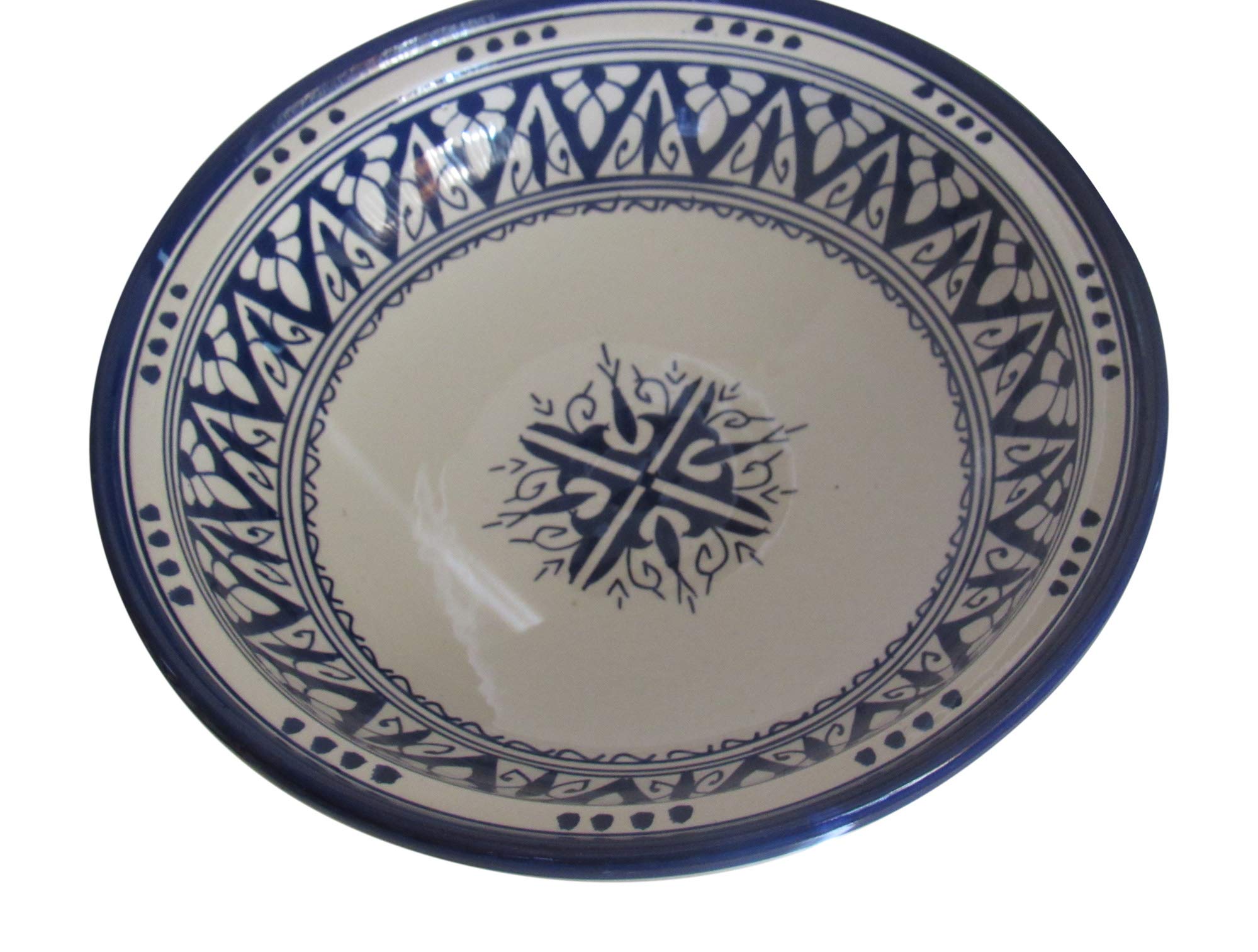 Handmade Authentic Moroccan Berber Style Ceramic Serving Tagine, Serve Delicious Meals the Traditional Morocco Way, Lead Free, Small 6" Diameter x 6 "H