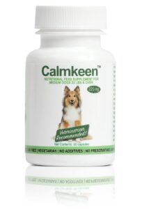 calmkeen 225 mg 60 count nutritional supplement for medium dogs 23 pounds and up (formerly calmkene)