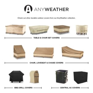 AnyWeather AWPC05 Patio Table with Chairs Outdoor Cover