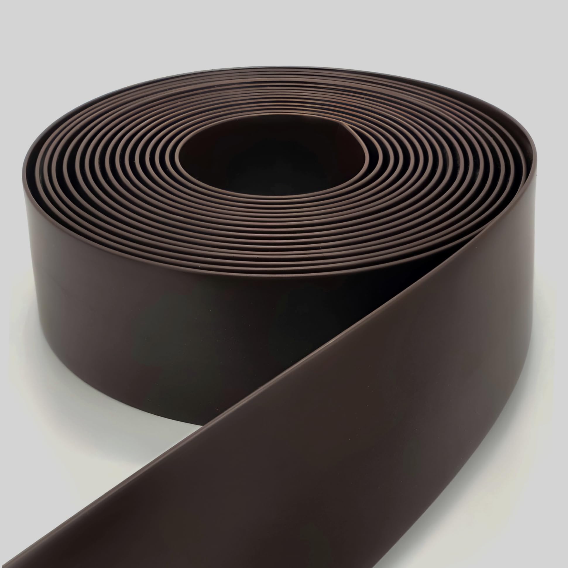 LEMBERG 2" Wide 100' Length Chair Vinyl Strap Strapping for Patio Lawn Garden Outdoor Furniture Matte Finish Color (Brown)