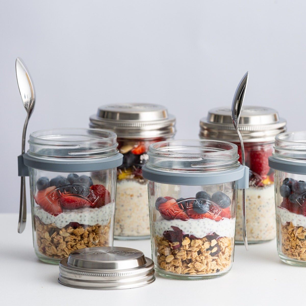 Kilner Parfait & Overnight Oats Breakfast Jar Set