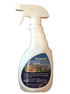 sergeants household flea & tick spray - kills fleas, ticks, ants, bed bugs, cockroaches & spiders and eggs