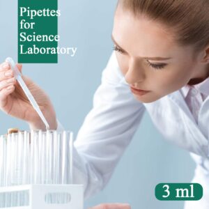 moveland 200PCS 3ml Disposable Plastic Transfer Pipettes, Calibrated Dropper Suitable for Science Laboratory, DIY Art