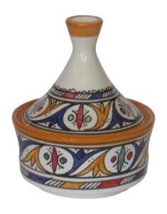 serve delicious meals the traditional morocco way, lead free, extra small 4" diameter x 5"h