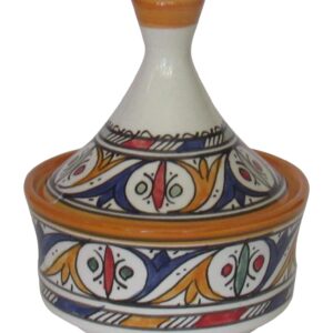 Serve Delicious Meals the Traditional Morocco Way, Lead Free, Extra Small 4" Diameter x 5"H