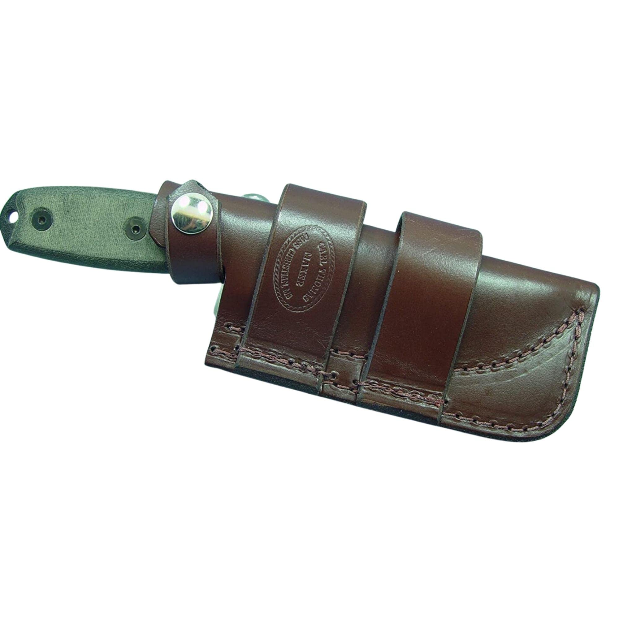 Custom cross draw sheath for ESEE 4 knife are rat 4 knife.