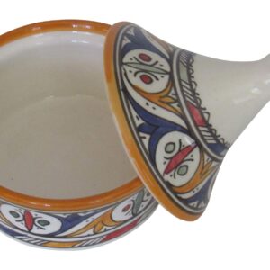 Serve Delicious Meals the Traditional Morocco Way, Lead Free, Extra Small 4" Diameter x 5"H