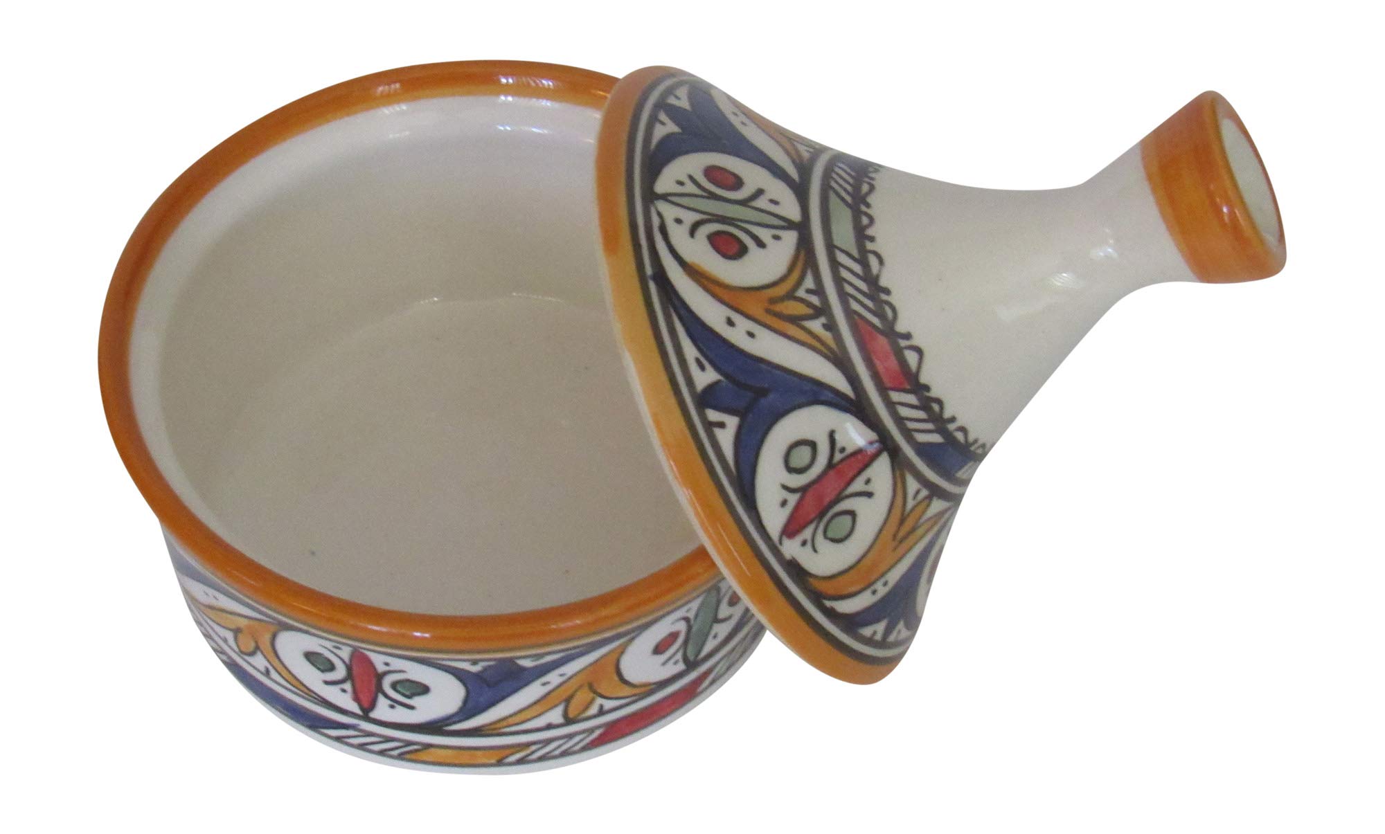 Serve Delicious Meals the Traditional Morocco Way, Lead Free, Extra Small 4" Diameter x 5"H