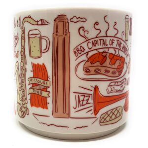 Starbucks KANSAS CITY Been There Series Across The Globe Collection Ceramic Coffee Mug 14 oz