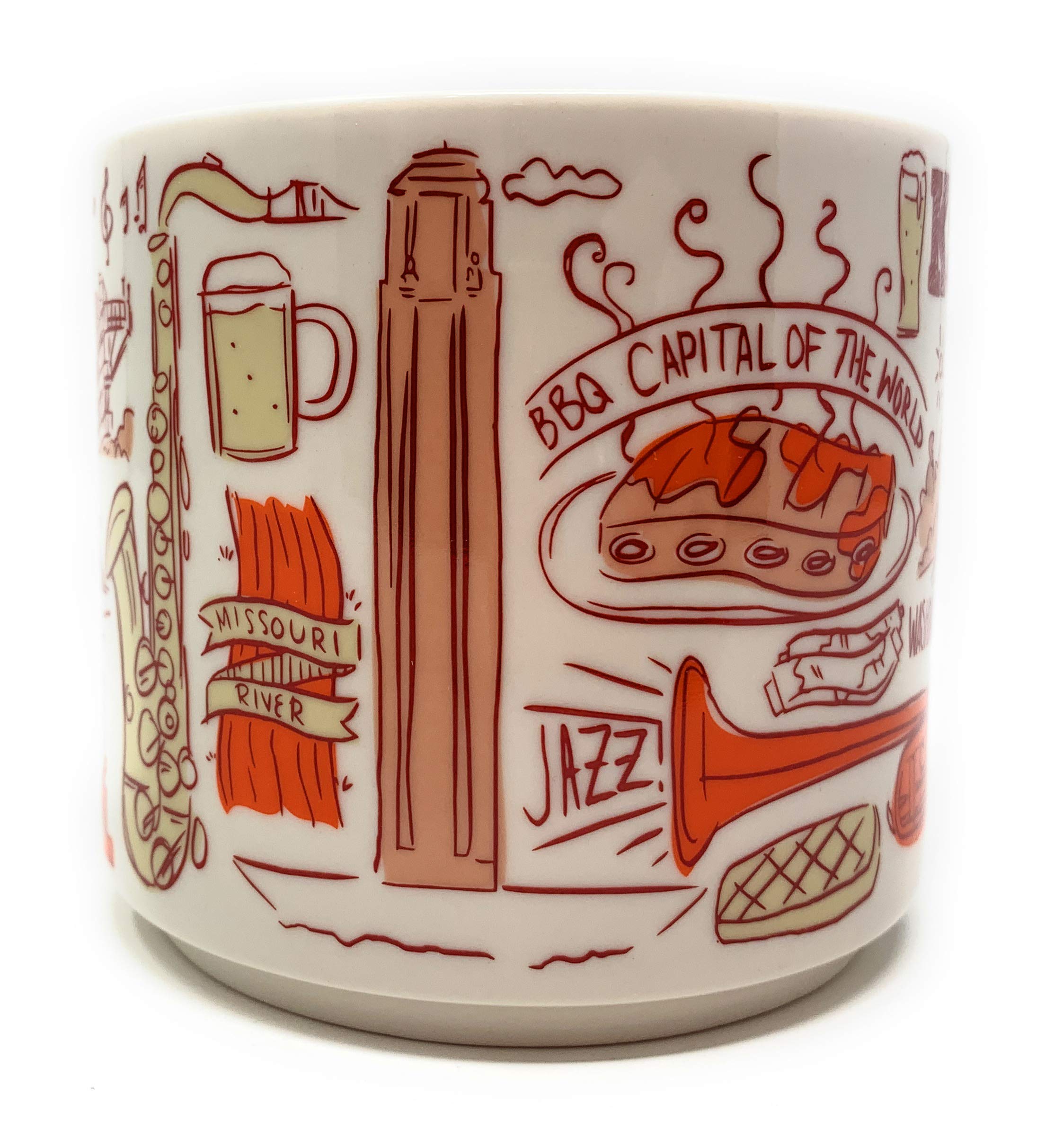 Starbucks KANSAS CITY Been There Series Across The Globe Collection Ceramic Coffee Mug 14 oz