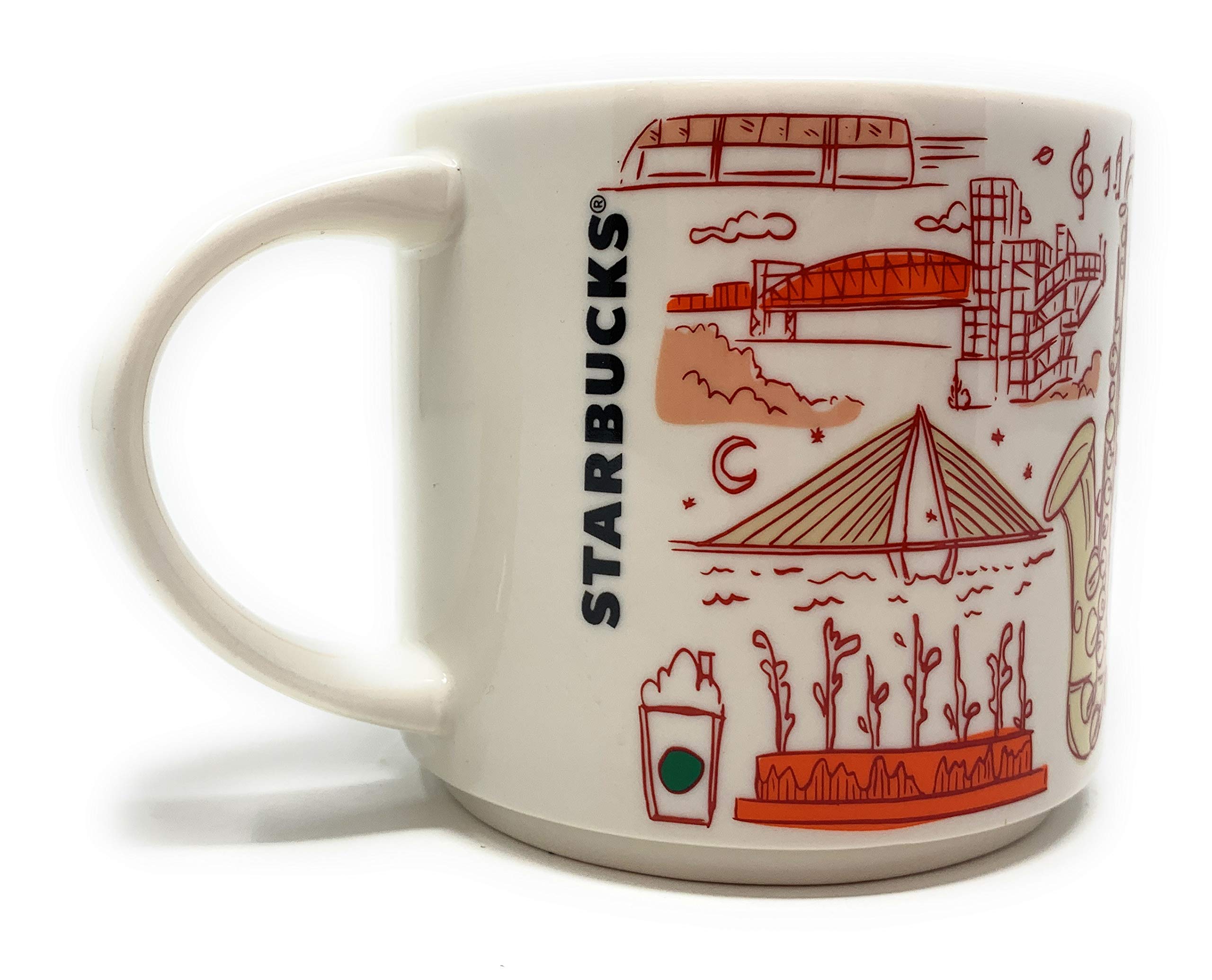 Starbucks KANSAS CITY Been There Series Across The Globe Collection Ceramic Coffee Mug 14 oz