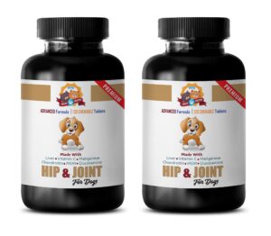 dog joint supplement - premium hip and joint complex - dog treats - healthy formula - hip and joint for dogs - 240 treats (2 bottle)