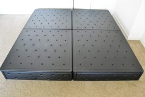 used select comfort sleep number eastern king size foundation frame modular base box spring