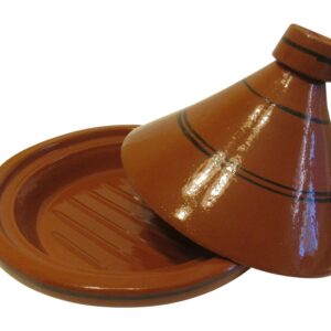 Handmade Authentic Moroccan Berber Ceramic Cooking and Serving Tagine