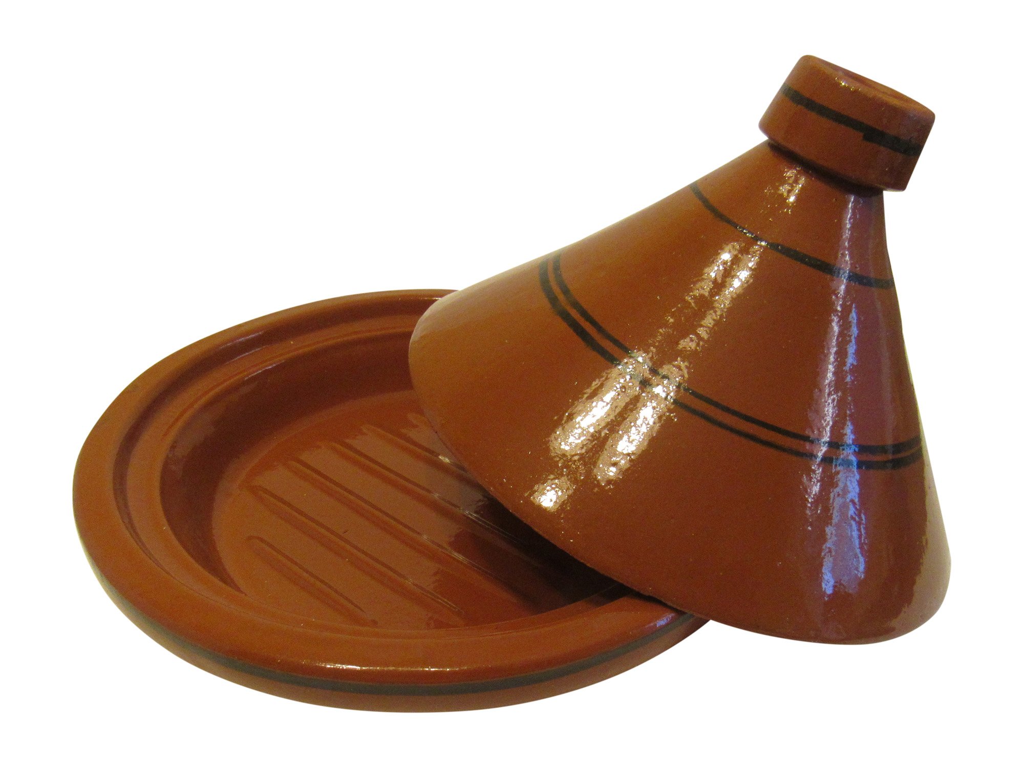 Handmade Authentic Moroccan Berber Ceramic Cooking and Serving Tagine