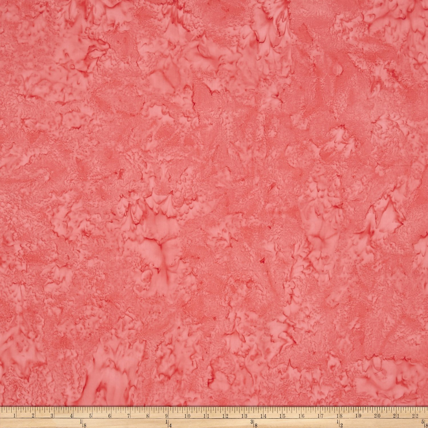 Anthology Batiks Lava Solid Coral, Fabric by the Yard