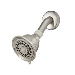 waterpik vat319e showerhead, fixed mount, brushed nickel - quantity 1