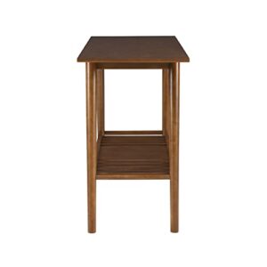 Linon Melissa Mid-Century Walnut Console Table, Medium