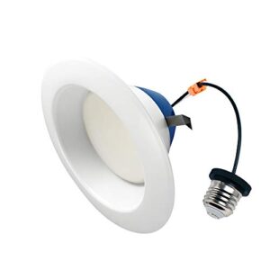 cree led 6 inch retrofit recessed downlight - 1100 lumens - 100w replacement - soft white 2700k - dimmable - 90+ high cri